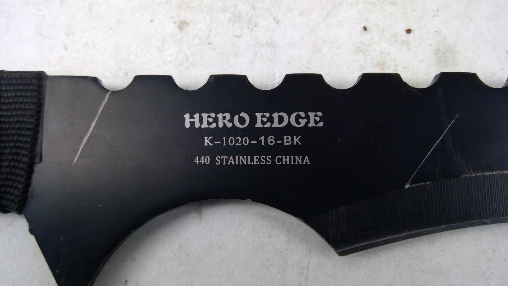 Hero Edge Stainless Ninja Knives, 2 Pieces, K-1020-16-BK | Property Room