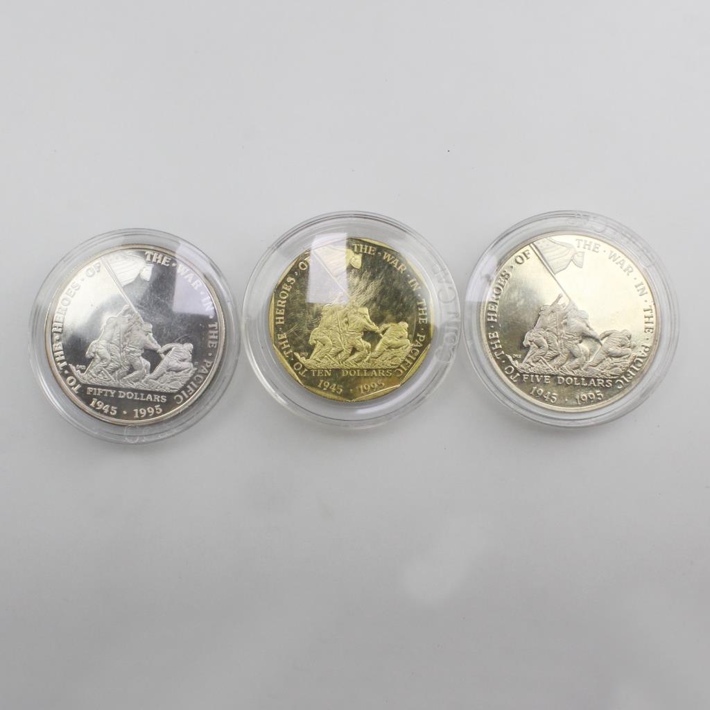 Heroes Of The War In The Pacific Commemorative Coin Set With COA ...