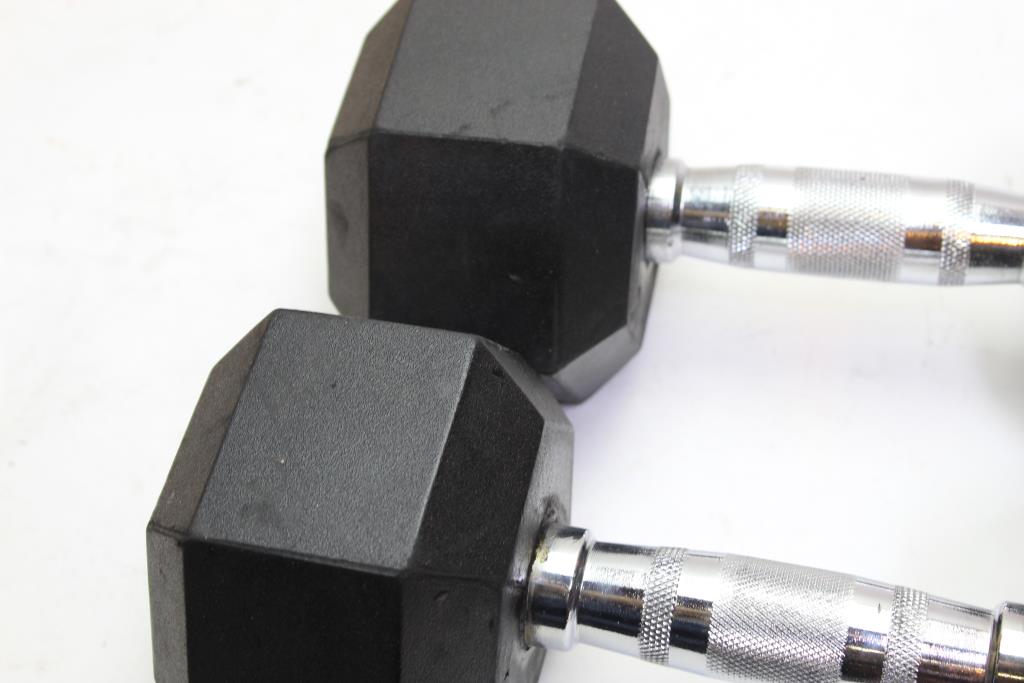 Hex Dumbell 25 Lbs Weights 2 Pieces | Property Room