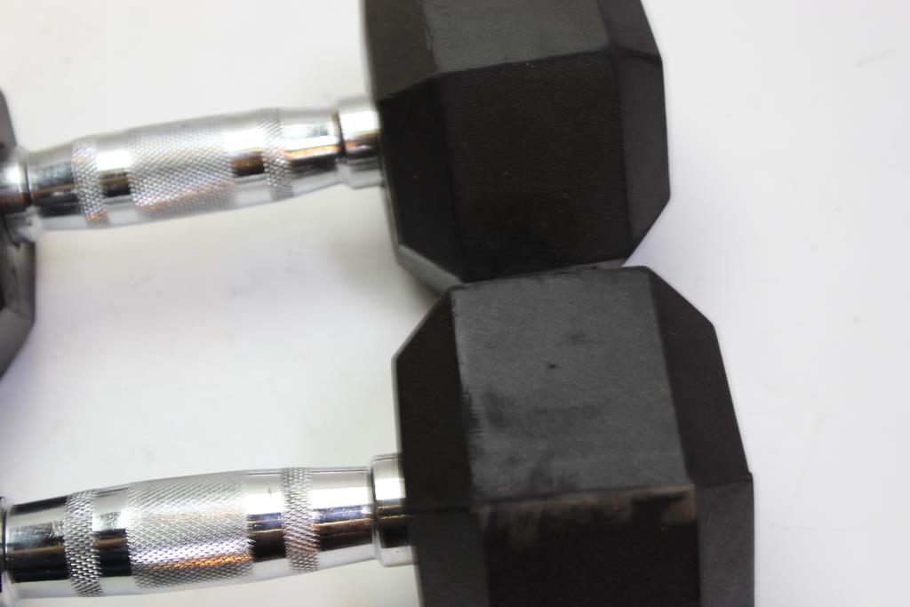 Hex Dumbell 25 Lbs Weights 2 Pieces | Property Room