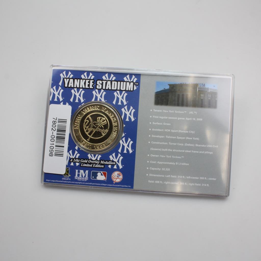 Highland Mint New York Yankees Stadium Medallion | Property Room