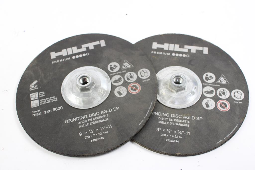 Hilti Grinding Disc AG-D SP, 2 Pieces | Property Room