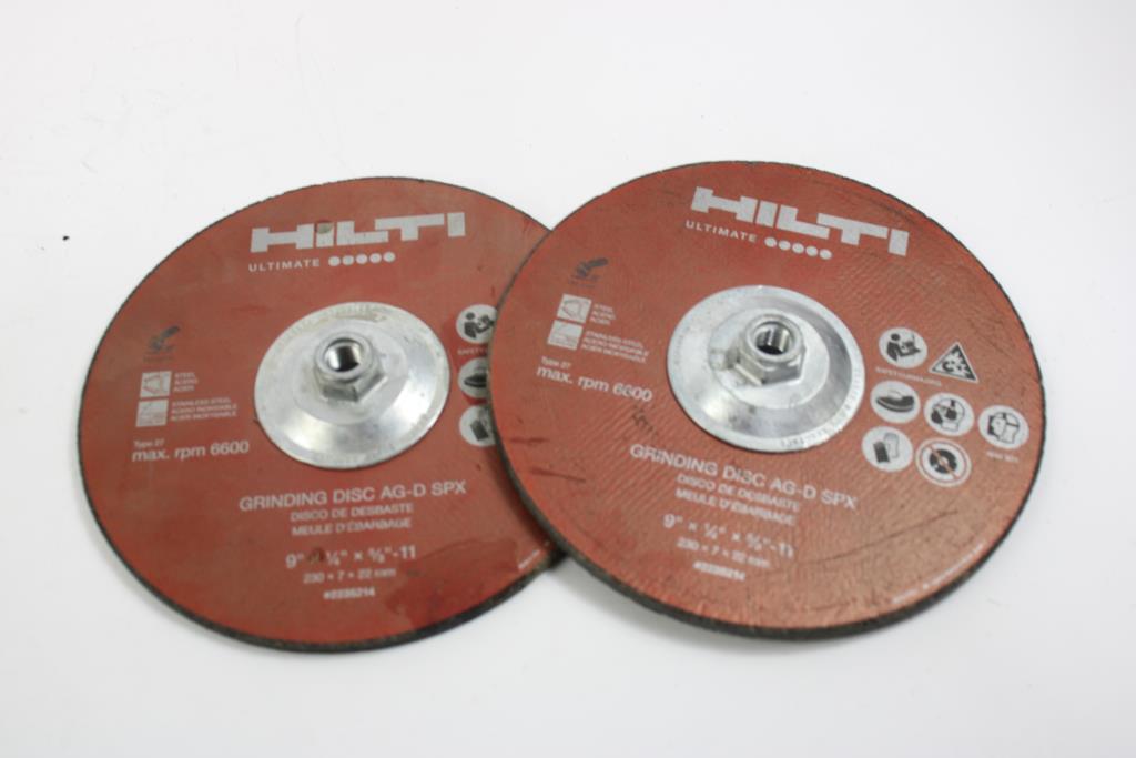 Hilti Grinding Disc AG-D SPX, 2 Pieces | Property Room