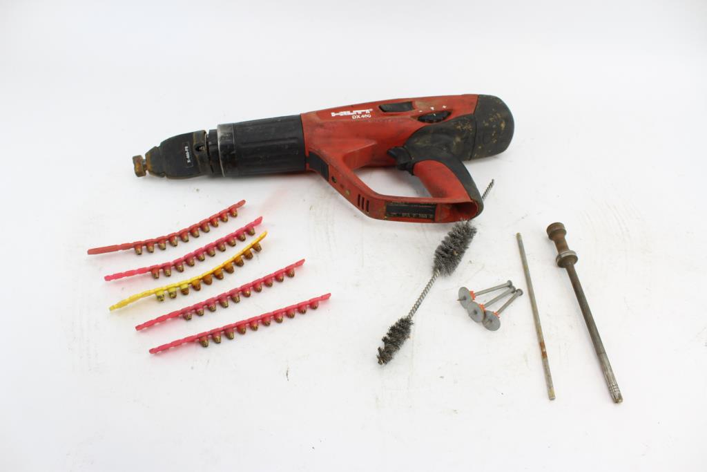 Hilti Powder-Acuated Grating Tool With Case (Model DX-460) | Property Room