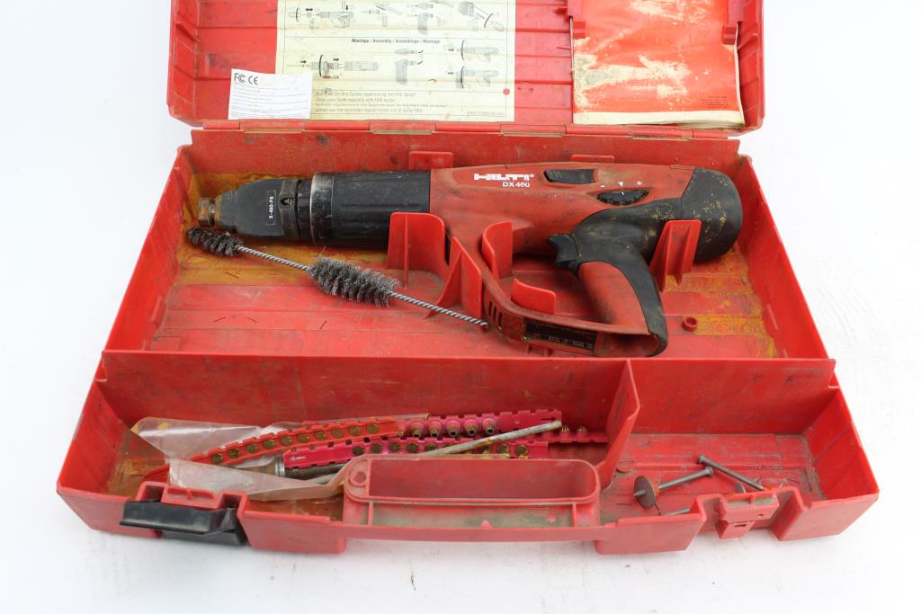 Hilti Powder-Acuated Grating Tool With Case (Model DX-460) | Property Room