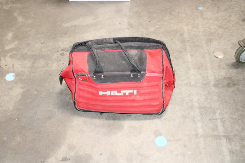 Hilti Tool Bag With Mechanics Tools , 10 Plus Pieces | Property Room
