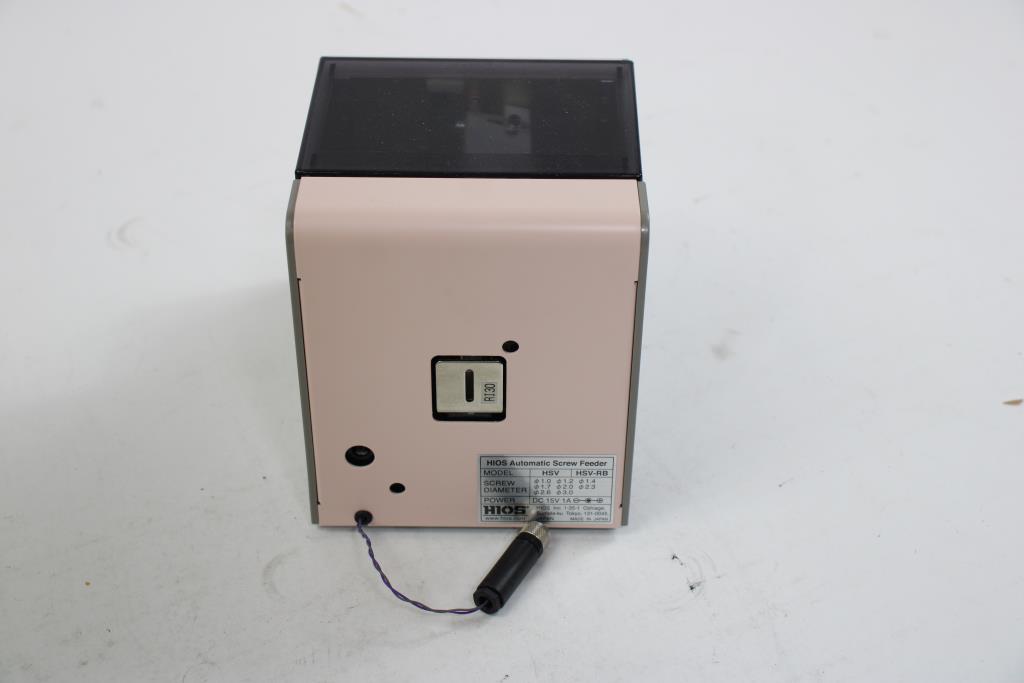 Hios Automatic Screw Feeder | Property Room