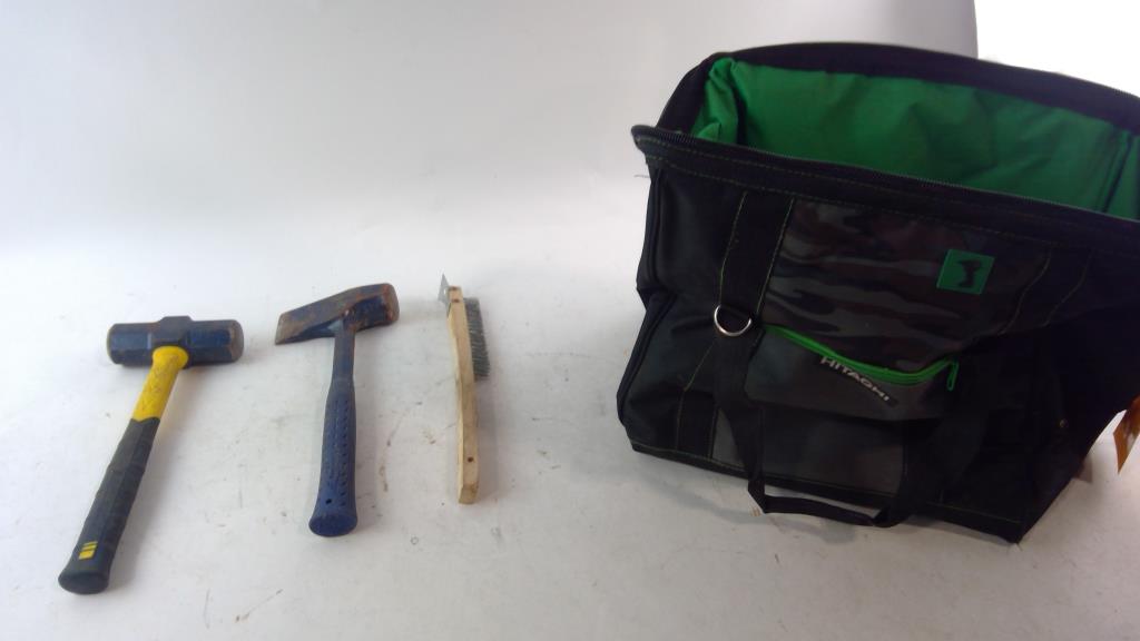 Hitachi Tool Bag With Tools, 3+ Pieces | Property Room