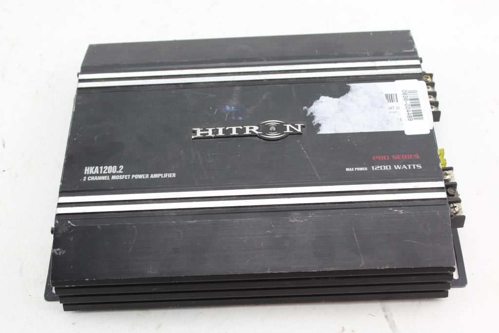 Hitron Hka1200.2 Pro Seriesmosfet Power Amplifier | Property Room