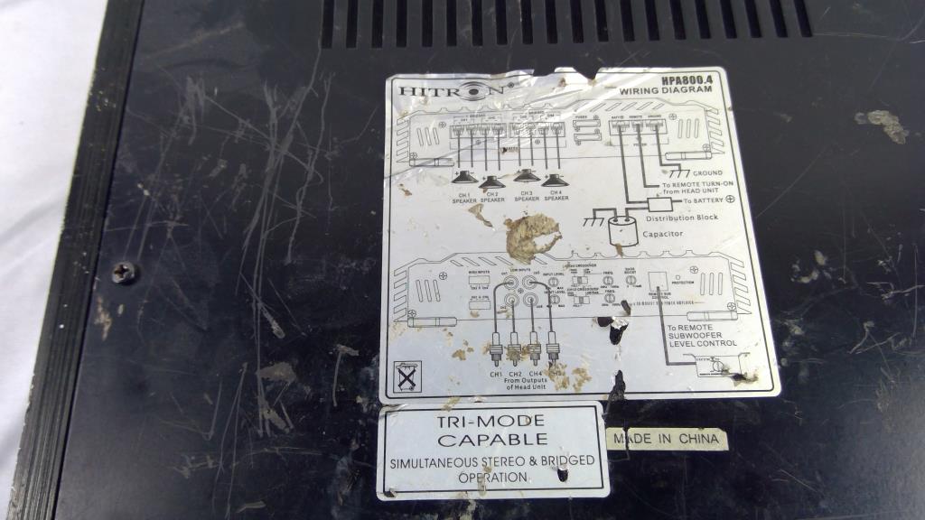 Hitron MOSFET 4 Channel Mosfet Power Amplifier | Property Room