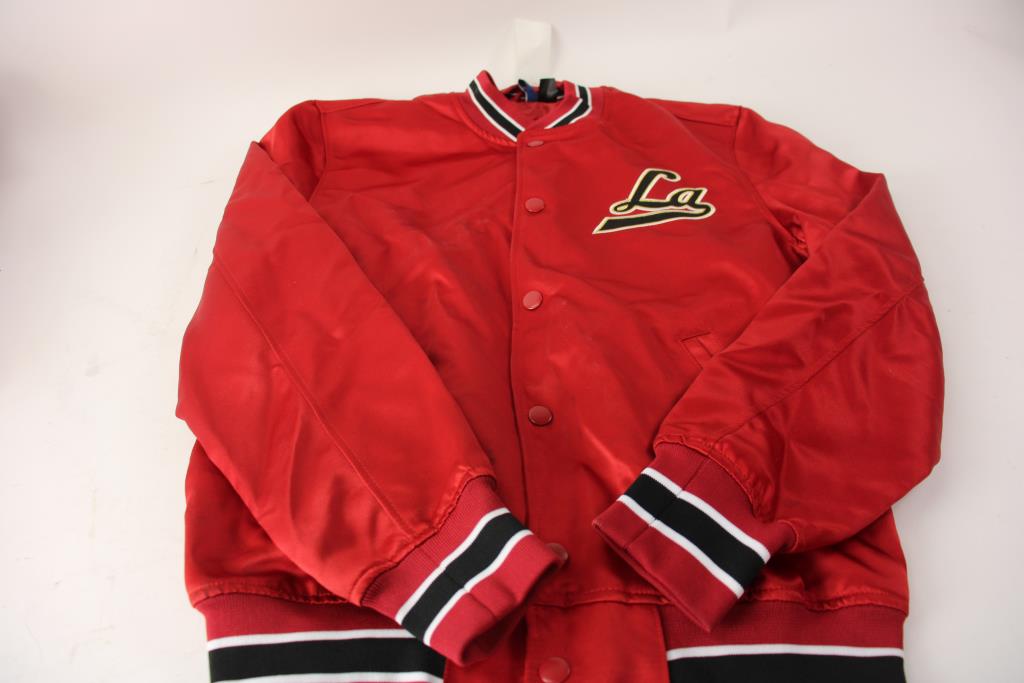 H&M Embroidered "La Brea" Baseball Men's Jacket, Size M | Property Room