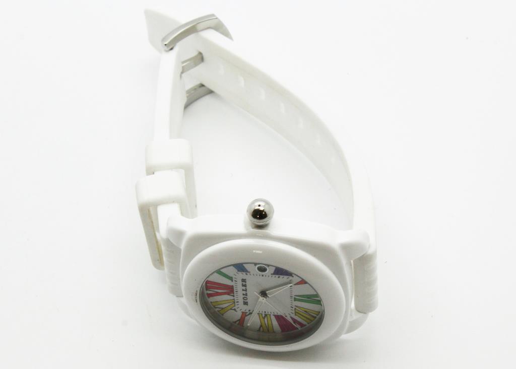 Holler White Rubber/Plastic Watch | Property Room