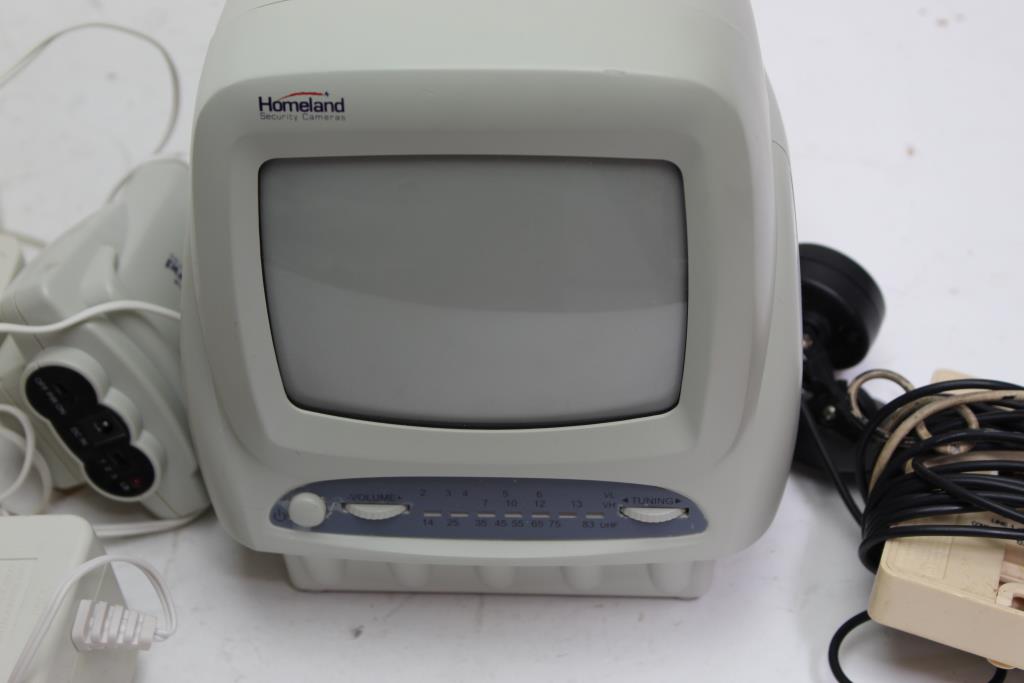 Homeland Security Monitor And Cameras, 5 Pieces | Property Room