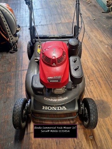 Honda Commercial Push Mower HRC216 SN#1175954 (Orlando, FL 32825 ...