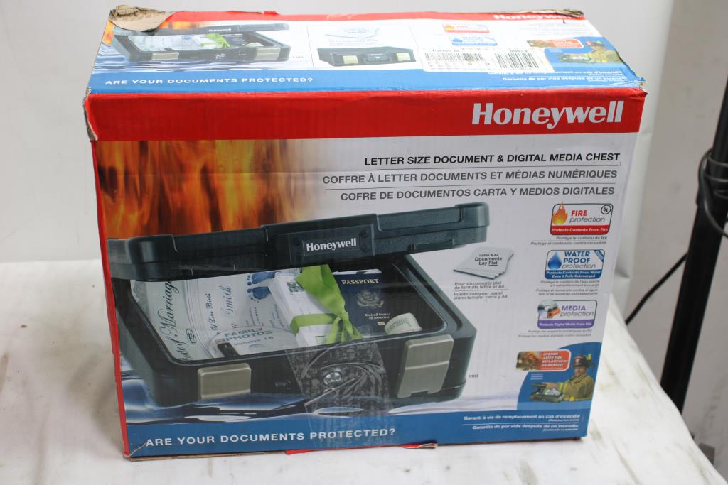 Honeywell, Letter Size Document & Digital Media Chest | Property Room