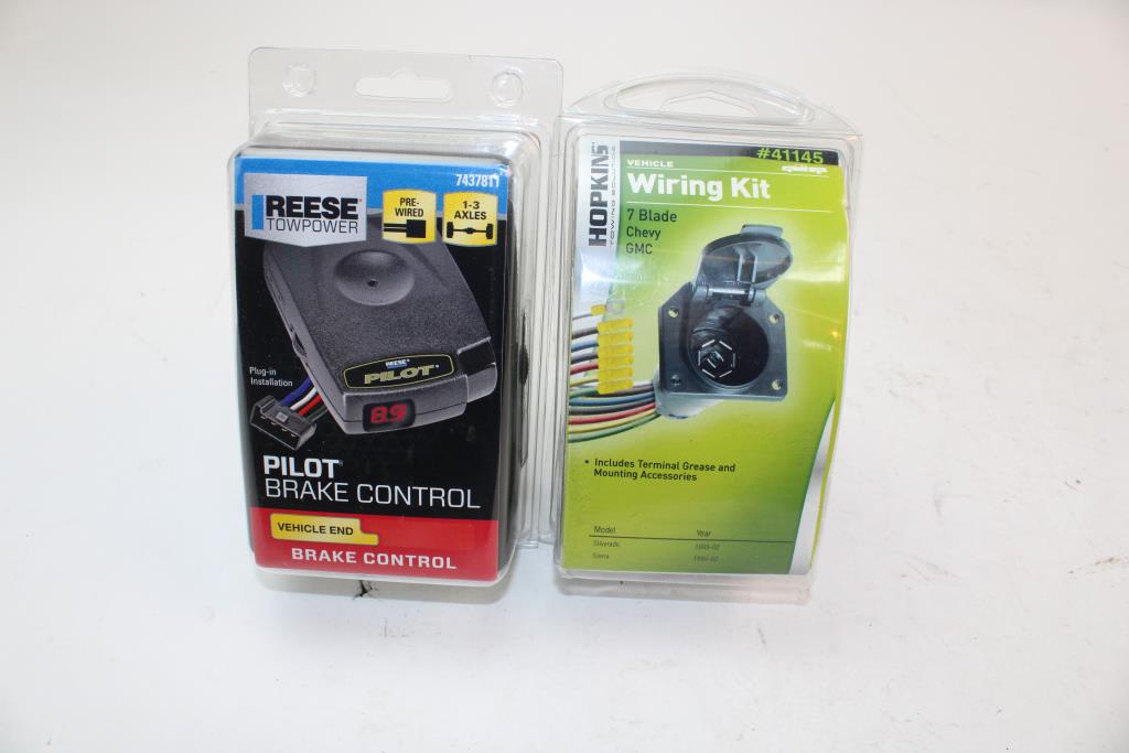 Hopkins 41145 Wiring Kit, Reese Towpower Pilot Brake Control #7437811: ...