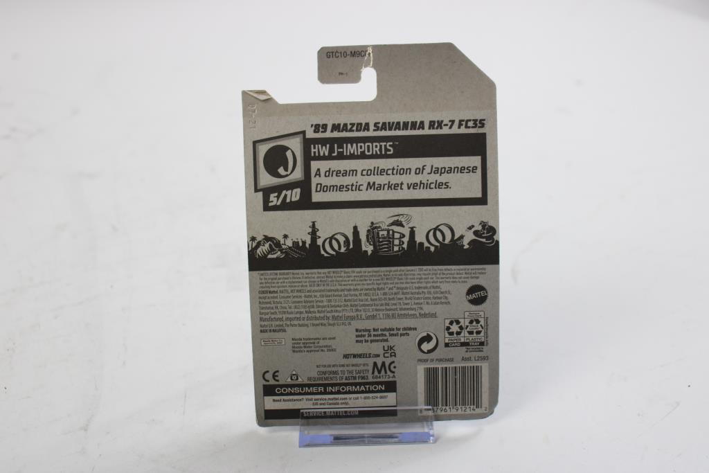 Hot Wheels 89 Mazda Savanna RX-7 FC35 | Property Room