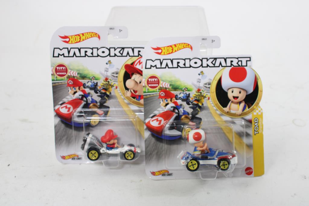 Hot Wheels Mario Kart Die Cast Cars, 4 Pieces | Property Room