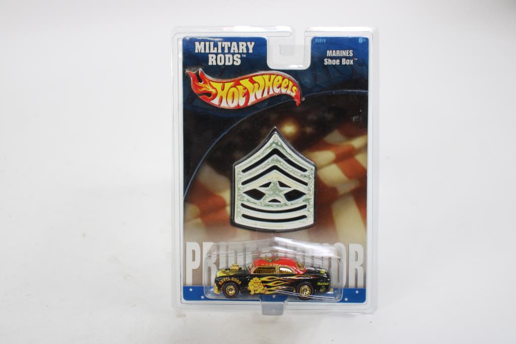 Hot Wheels Military Rods Marines Shoe Box | Property Room