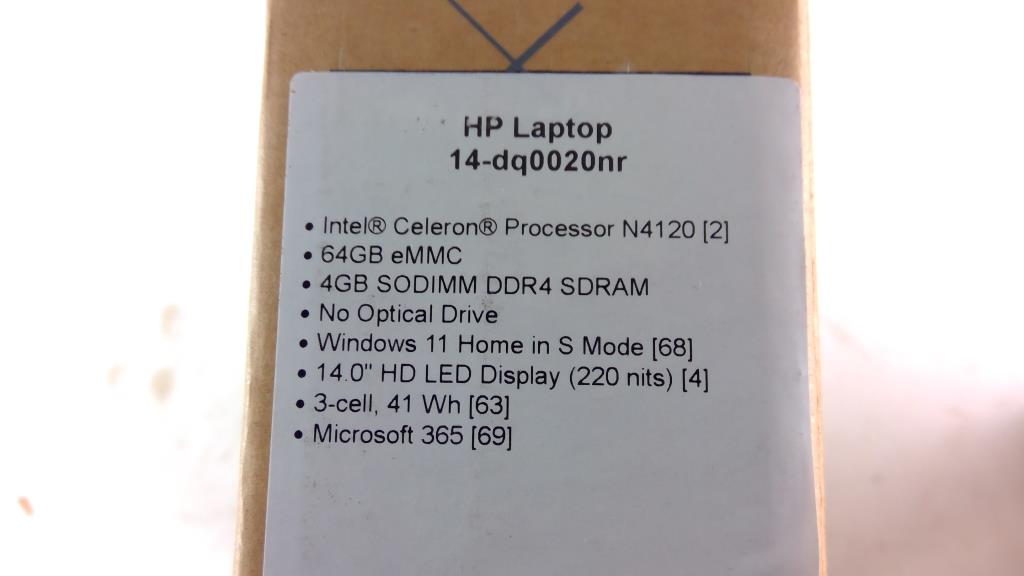 HP 14'' HD LED Laptop | Property Room