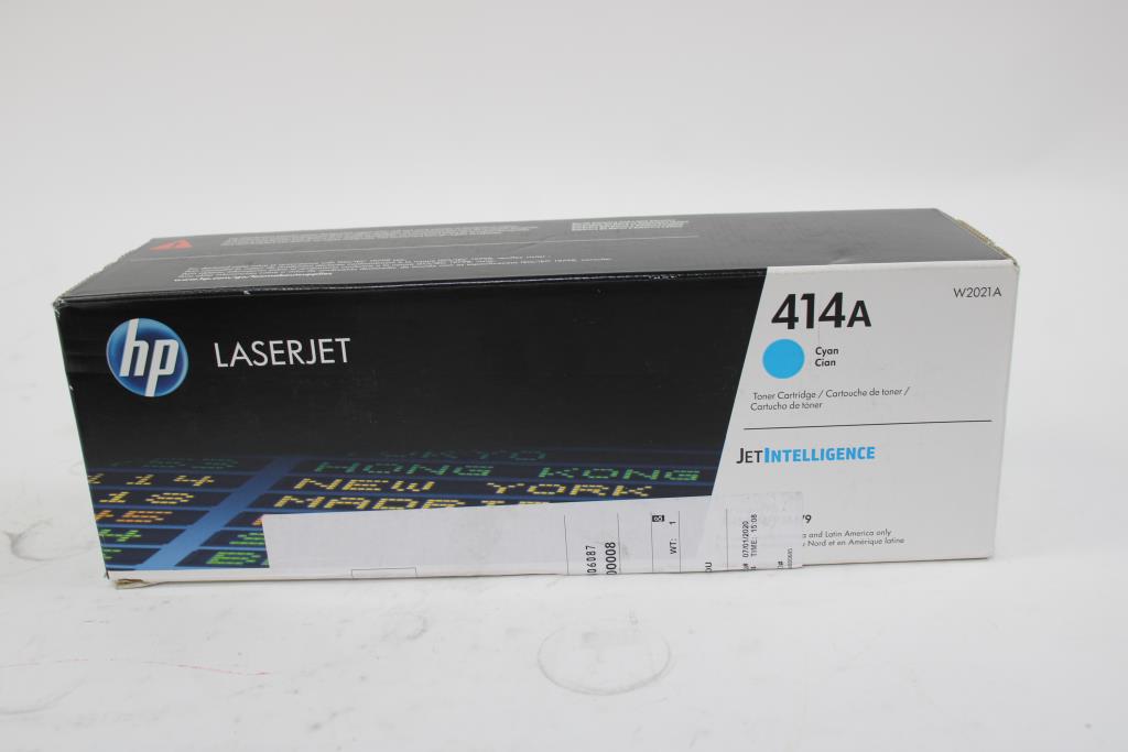 HP 414A Toner Cartridge, Cyan | Property Room
