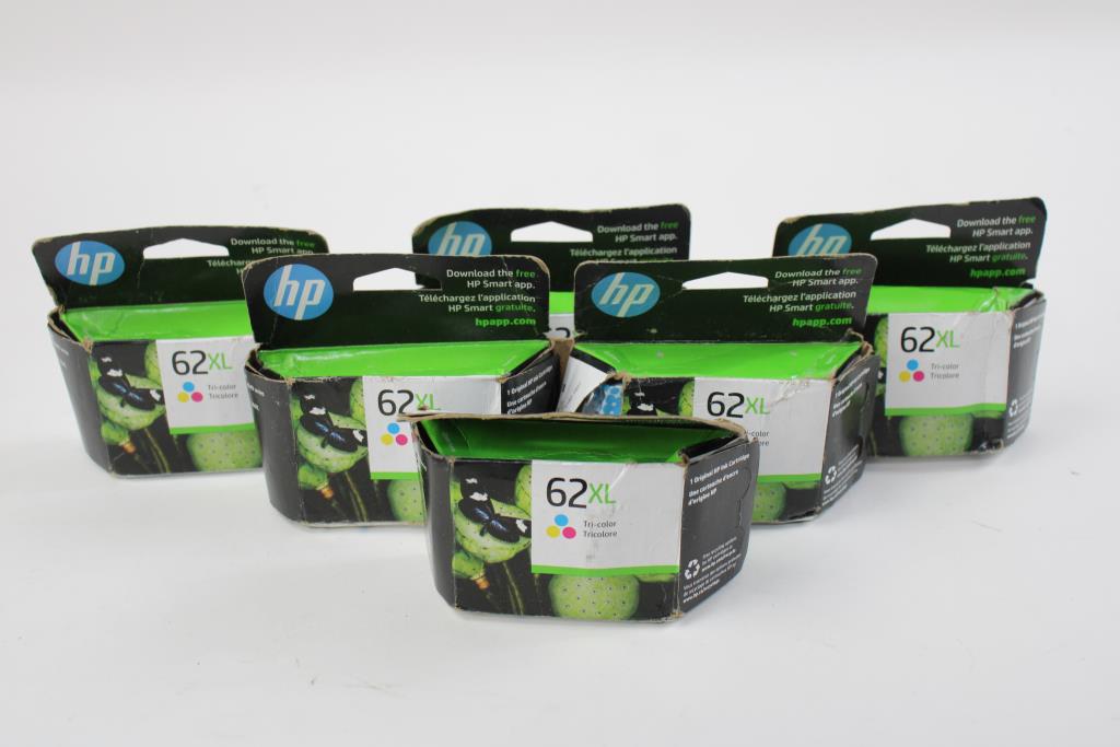 HP 62XL Original Inkjet Cartridge, 6 Pieces | Property Room