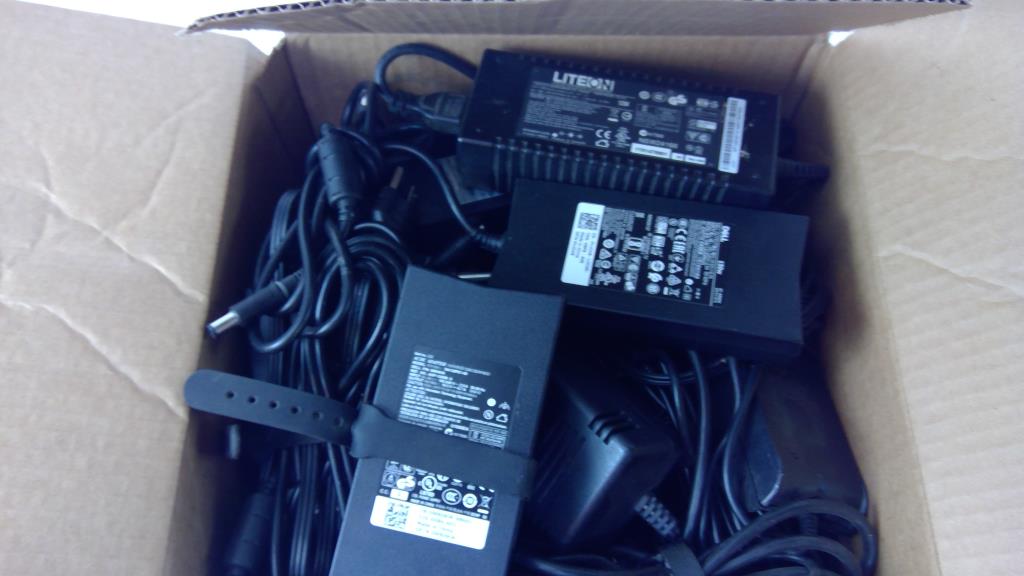 HP And More Computer Charger Bulk Lot, 10+ Pieces | Property Room