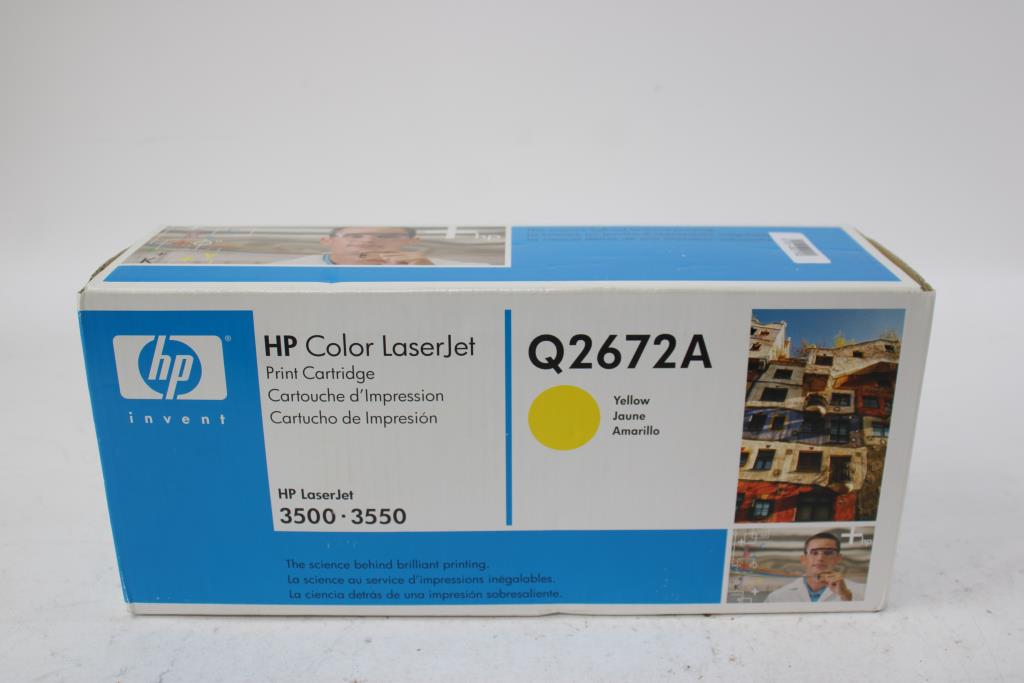 HP Color LaserJet 3500-3550 Print Cartridge- Yellow | Property Room