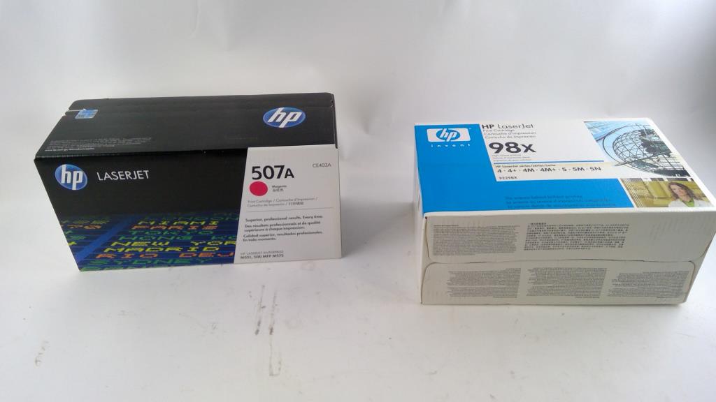 HP Laserjet Printer Ink And More 5 Pieces | Property Room