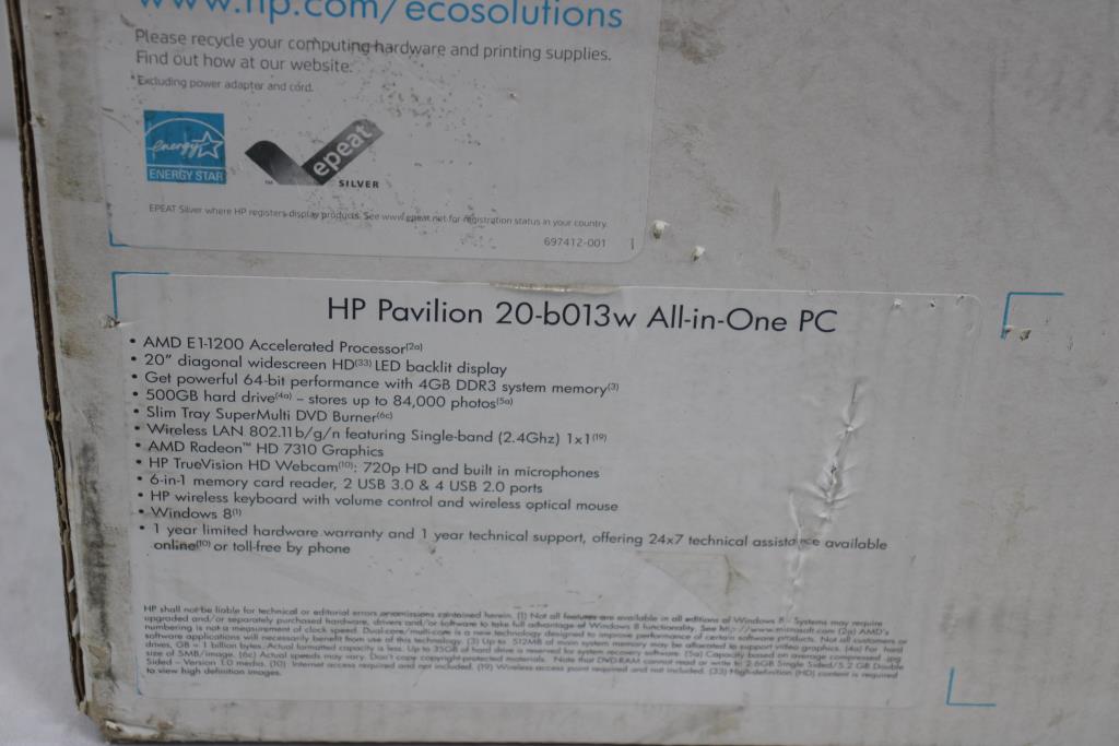 HP Pavilion 20" All-in-One Desktop Computer | Property Room