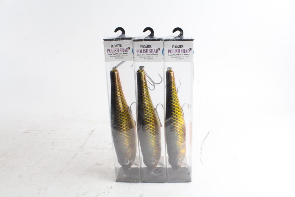 HRI Floater Fishing Lure, 3 Pieces | Property Room