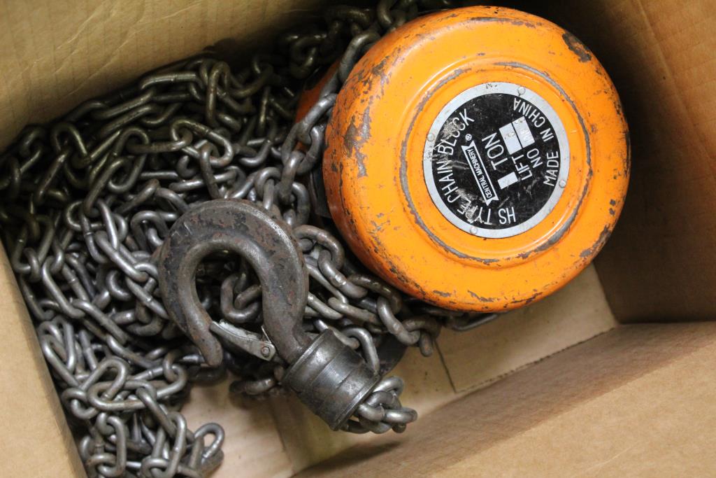 HS Type Chain Block Central Machinery Made In China | Property Room