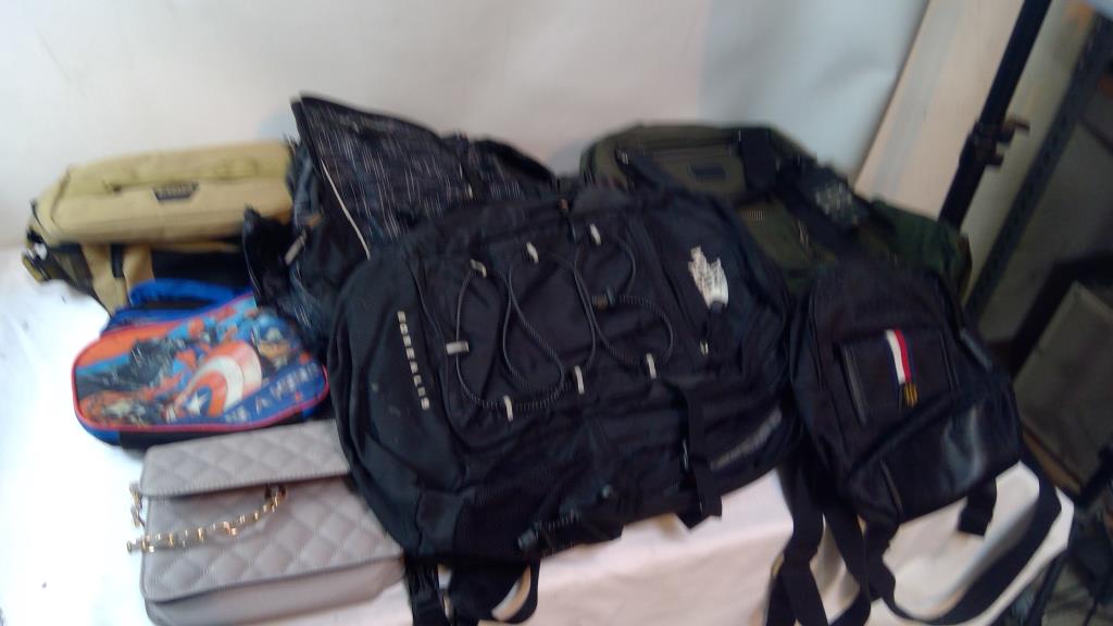 HSD Lunch Bag, Yorepek Travel Backpack, And More, 16 Pieces | Property Room