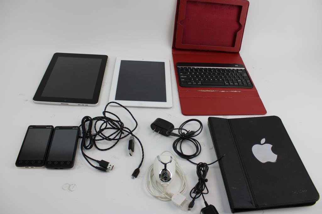 HTC Cellphones , Ipad, Chargers 10 Pieces | Property Room
