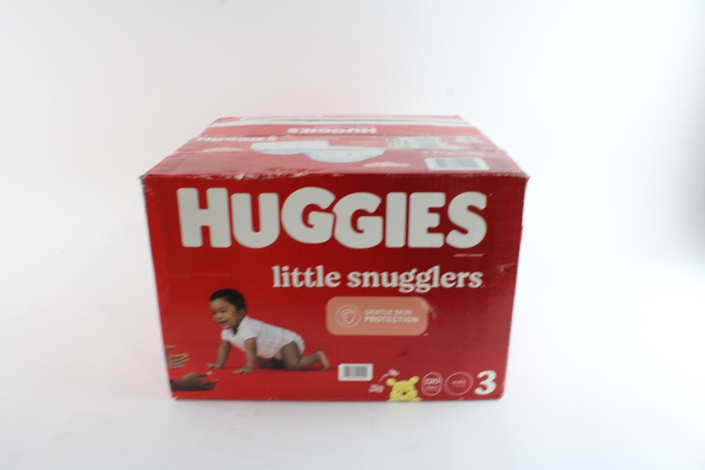 Huggies Little Snugglers Diapers 120 Ct Boxes, 2 Pieces | Property Room