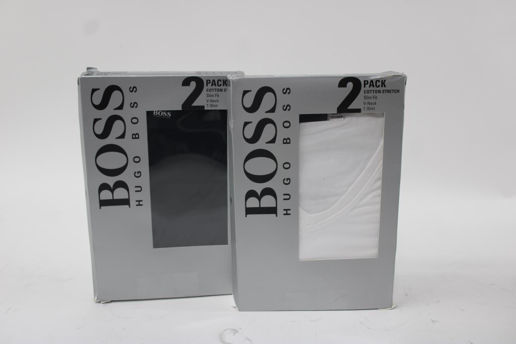 Hugo Boss 2 Pack V-Neck T-shirts Size: S, Steve Madden Handbag And ...