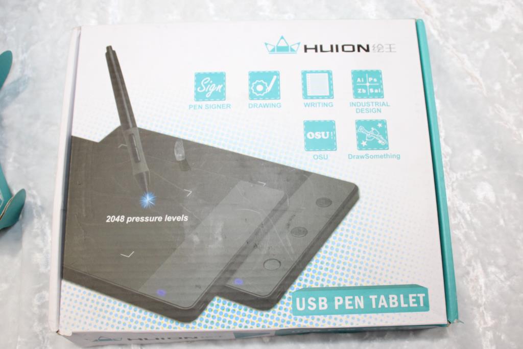 HUION USB Pen Tablet Model# H420-black (5 Pieces) | Property Room