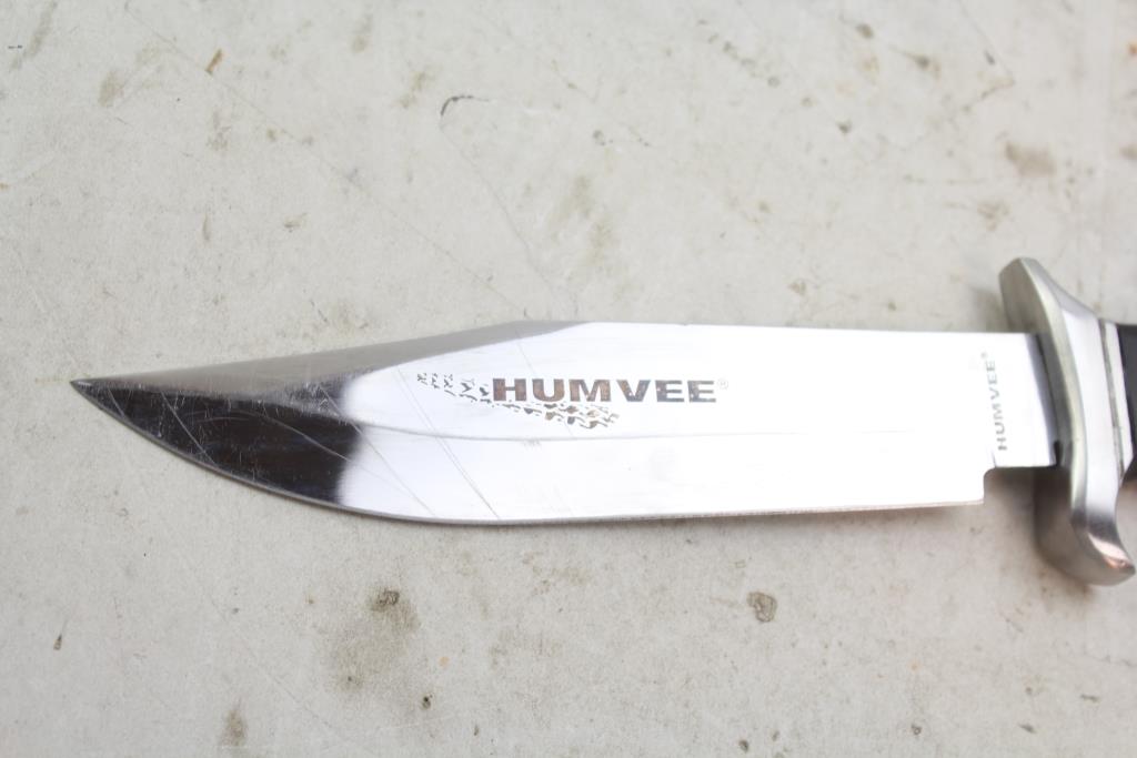 Humvee Fixed Blade Knife And Sheath | Property Room