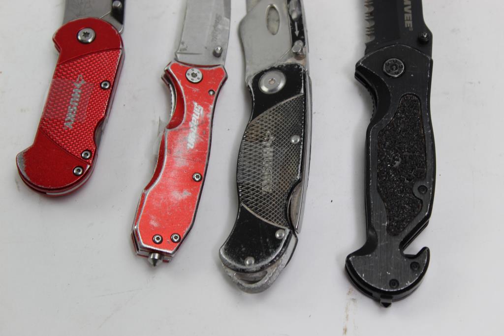 Humvee, Husky, Snap-on, Folding Blade, Utility Knives 4 Pieces ...