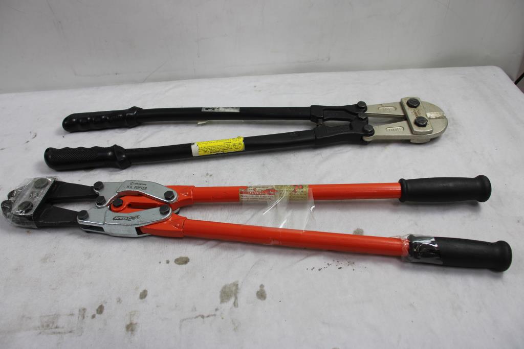 Husky 1 1/2 Ton Scissor Jack, Craftsman Pry Bar 43383, Crescent H.K ...