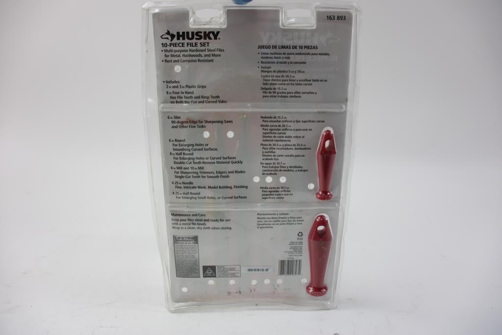 Husky 10-Piece File Set | Property Room