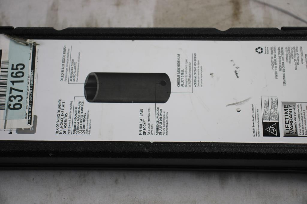 Husky 11-piece Drive Deep Impact Socket Set | Property Room