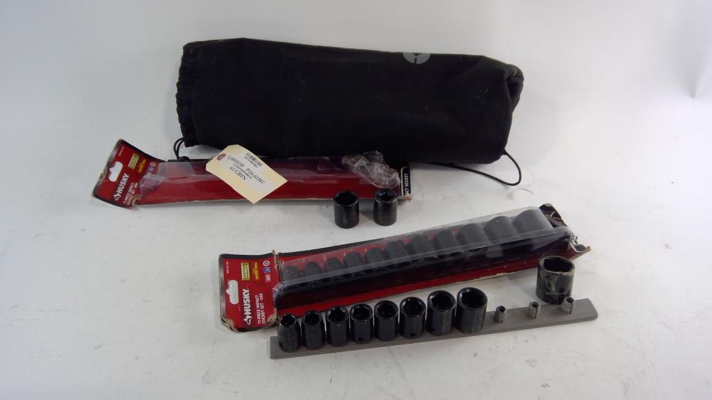 Husky 11-piece Impact Socket Set SAE&MM, 2 Pieces | Property Room