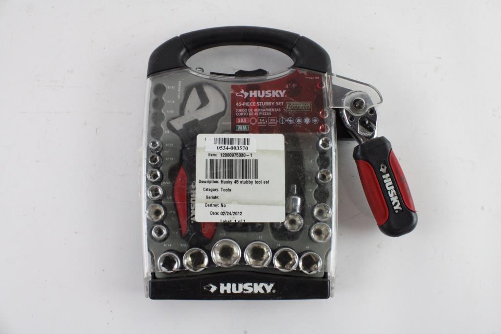 Husky 35+ Piece Stubby Tool Set | Property Room