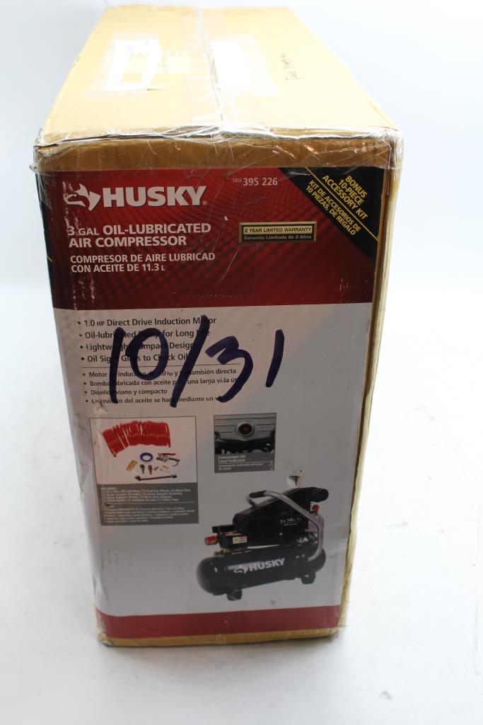 Husky 395 226 3 Gallon Air Compressor | Property Room