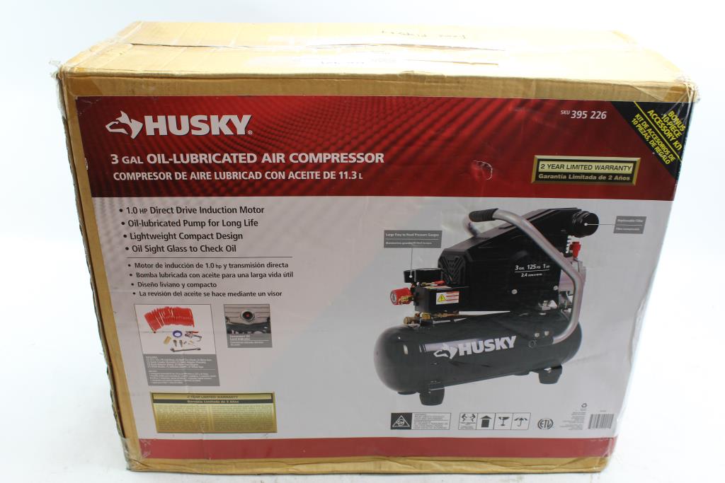 Husky 395 226 3 Gallon Air Compressor | Property Room