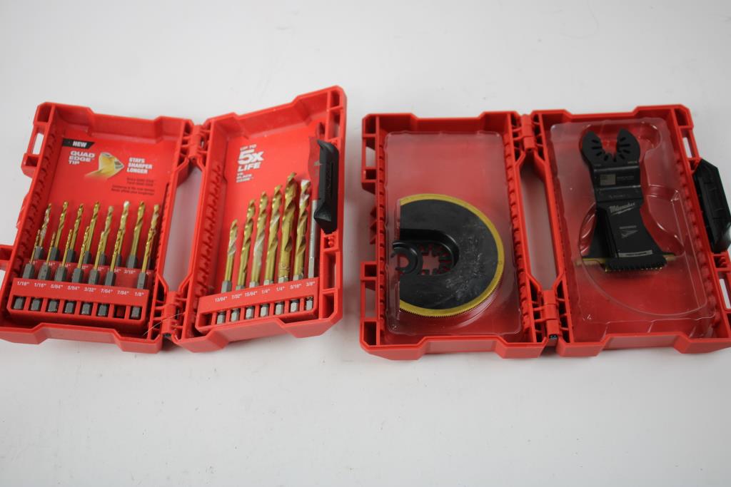 Husky Bag With Bit Kits, Grinding Wheel, And More | Property Room