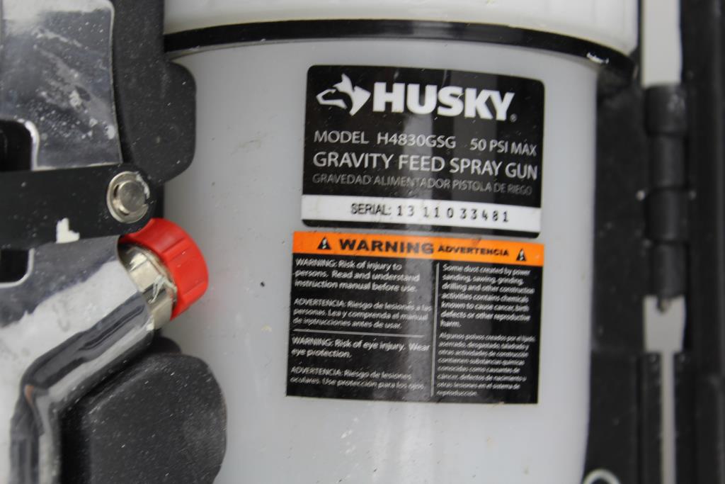 Husky Gravity Feed Spray Gun Set | Property Room