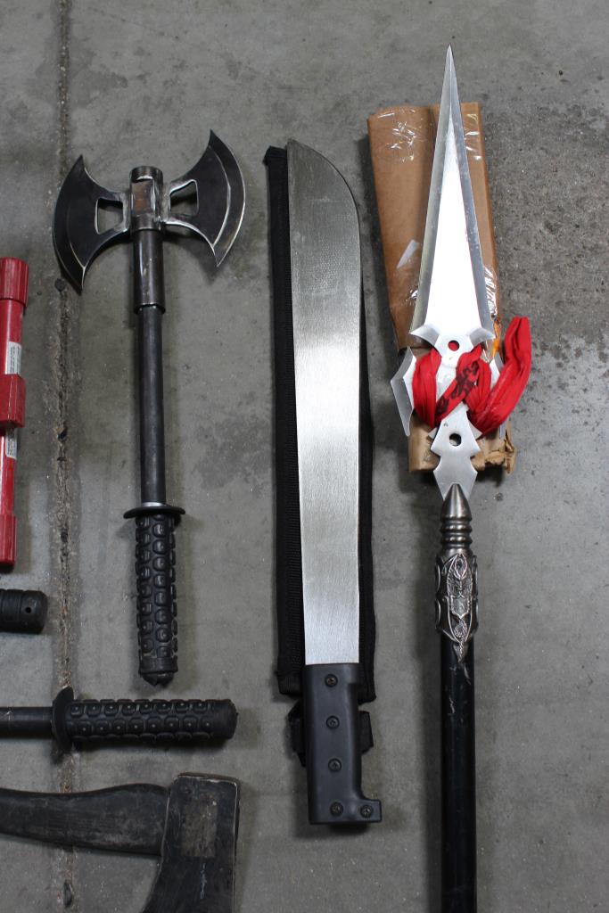 Husky Light, Hawk + More Axes And Hatchets 7 Pieces | Property Room