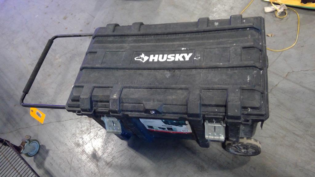 Husky Mobile Job Box With Tools, 10+ Pieces | Property Room